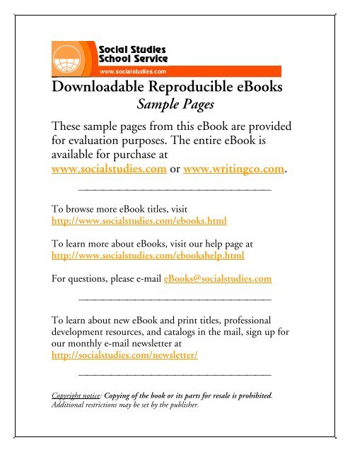 Curriculum Guide - Social Studies School Service Curriculum Guide - Social Studies School Service