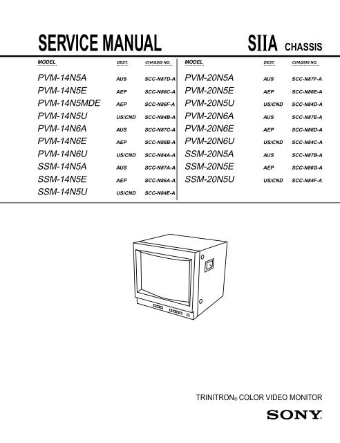 Service Manuals And Schematics Service Manual