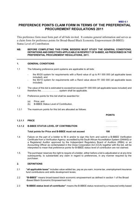 mbd 6.1 - Senqu Municipality
