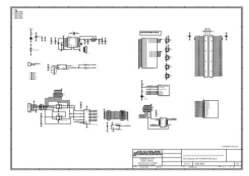 A2 Xcm 305z Xilinx Spartan 3a Ftg256 Fpga Board