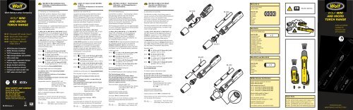 11024 Wolf MiniLite & MicroLite - Safety Lamp of Houston Inc.