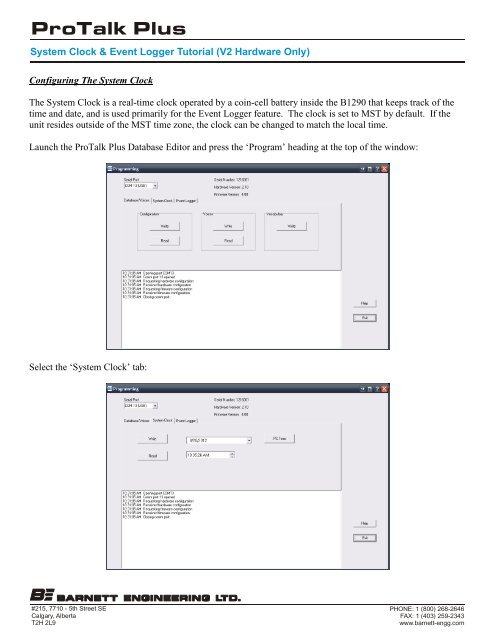ProTalk Plus Firmware Update Tutorial - Barnett Engineering Ltd