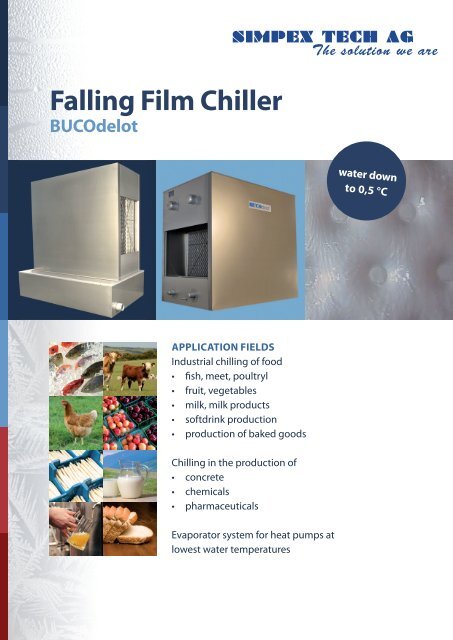 Prospectus Falling Film Chiller