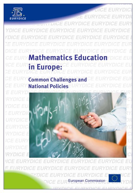Mathematics Education in Europe: Common ... - EACEA - Europa