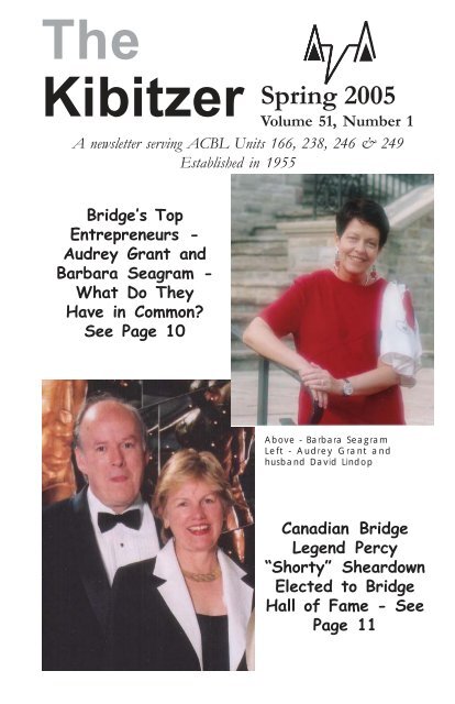Kibitzer Spring 2005 - ACBL Unit 166
