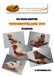 DIAMANTDUIVEN - Vogelvereniging De Goudvink Almelo