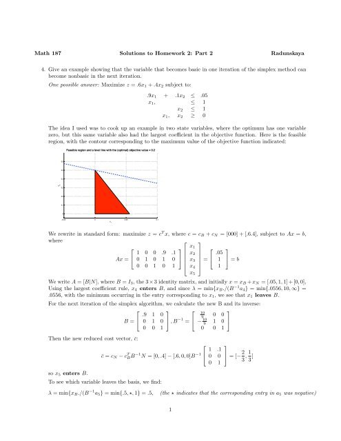 Example Of Solution In Math