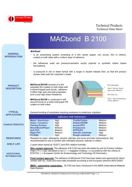 MACbond B 2100