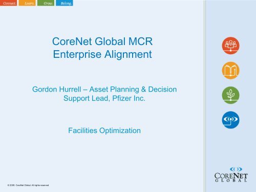 CoreNet Global MCR Enterprise Alignment