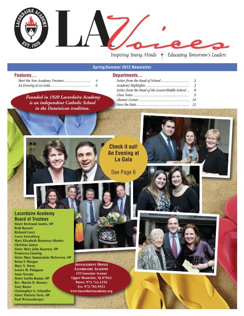 Spring/Summer 2012 - Lacordaire Academy