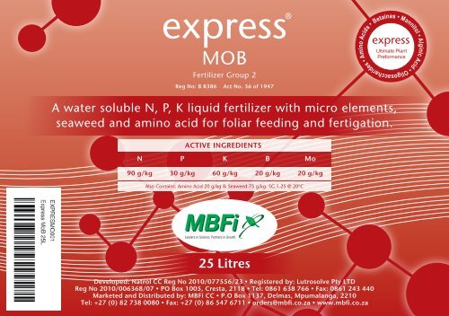 Product Information - MBFi