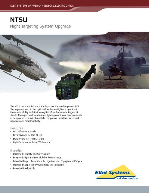 NTSU Data Sheet - Elbit Systems of America