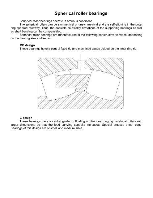 Spherical roller bearings