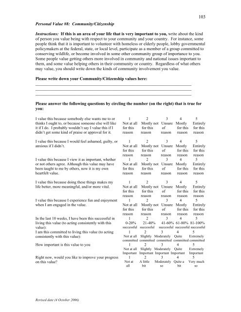 Personal Value #7: Spirit