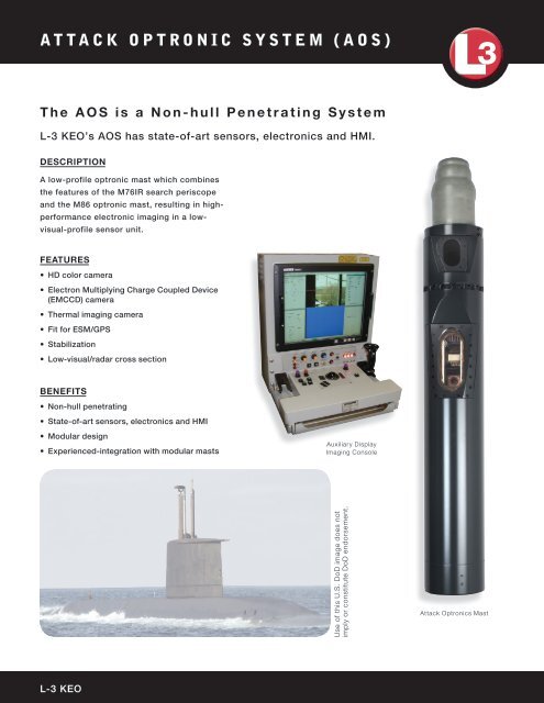 ATTACK OPTRONIC SYSTEM (AOS) - L-3 Communications