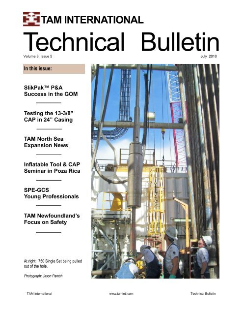 TAM International - Web Portal