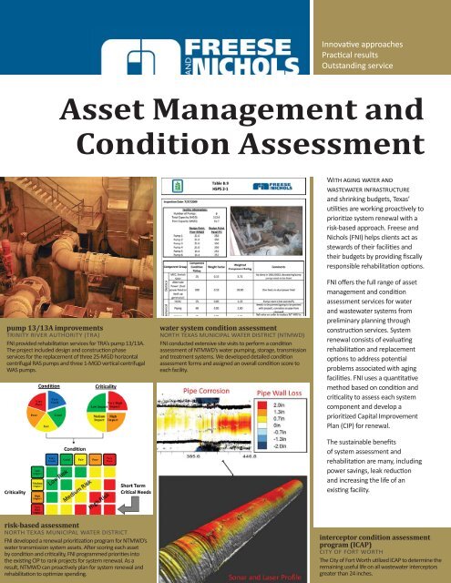 Asset Management and Condition Assessment - Freese and Nichols ...