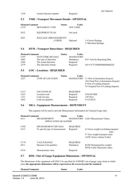 4.2 FTX : Free Text - REQ