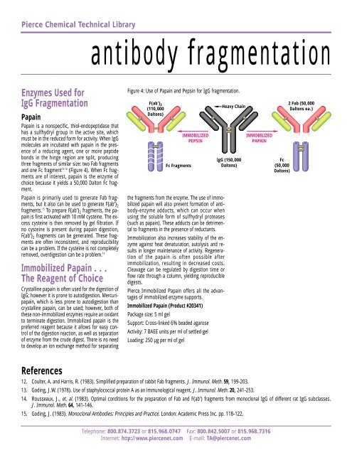 antibody fragmentation - jeno biotech inc