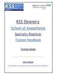 Frimley Park Hospital Map - KSS Deanery