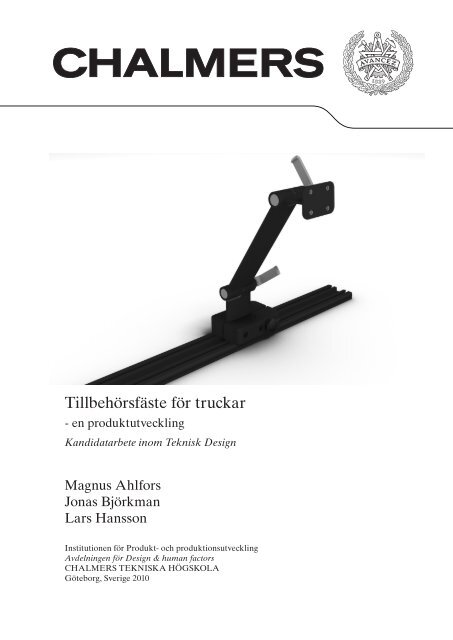 Rapport - Teknisk Design