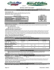 Sherwin Williams Bath Semi-Gloss Paint Material Safety Data Sheet