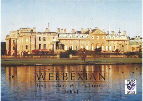 Welbexian 2004 v2.pdf - Welbeck Defence Sixth Form College