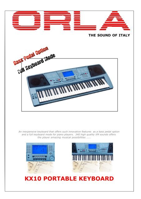 KX10 Keyboard - Orla