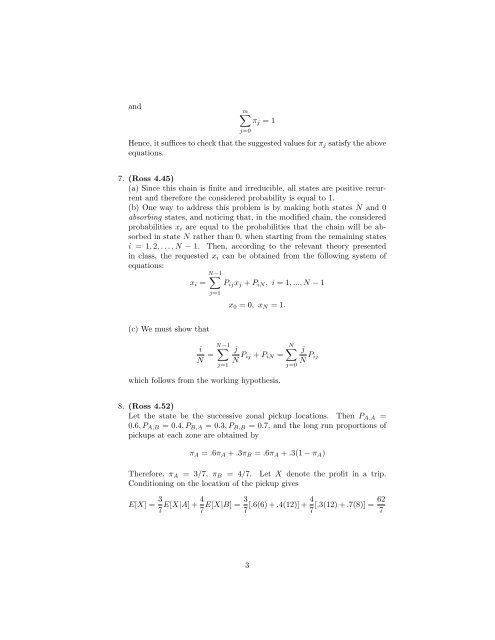 Homework #4 Solutions (pdf file)