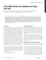 AAHA Anesthesia Guidelines for Dogs and Cats* - American Animal ...