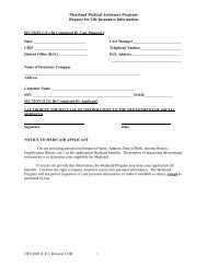 MCO Comparison Chart Maryland's Primary Adult Care (PAC ...