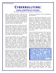 Cyber Bullying Fact Sheet