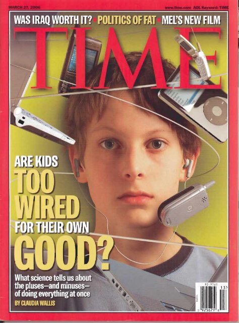 TIME Magazine Article On Human Multitasking DualTask