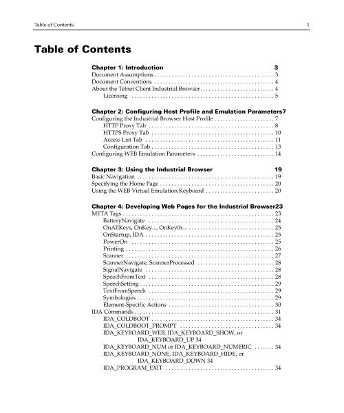 Wavelink Telnet Client Industrial Browser