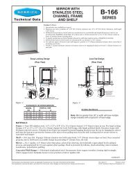 High Pressure Laminate Color Guide - Bobrick