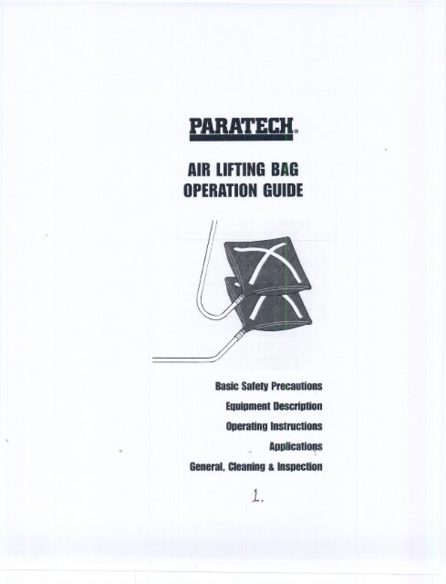 The Paratech Air Bag Guide