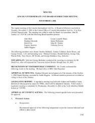 Lincoln Intermediate Unit 12