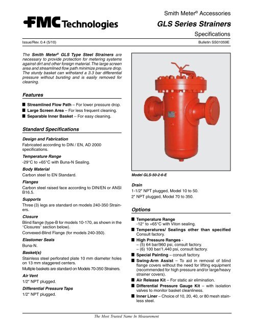 SS01059E - Measurement Solutions - FMC Technologies