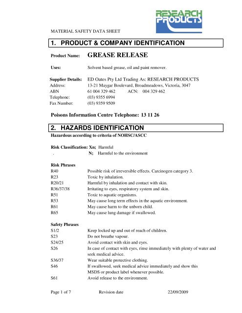 Research - Greaserelease - msds - Exp Sep 2014.pdf