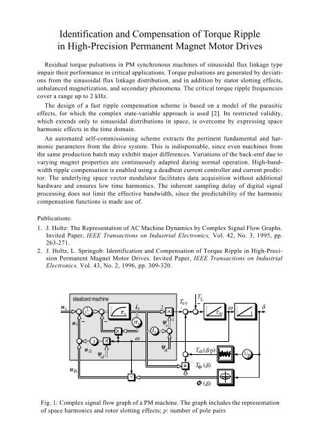 Identification and Compensation of Torque Ripple in High-Precision ...