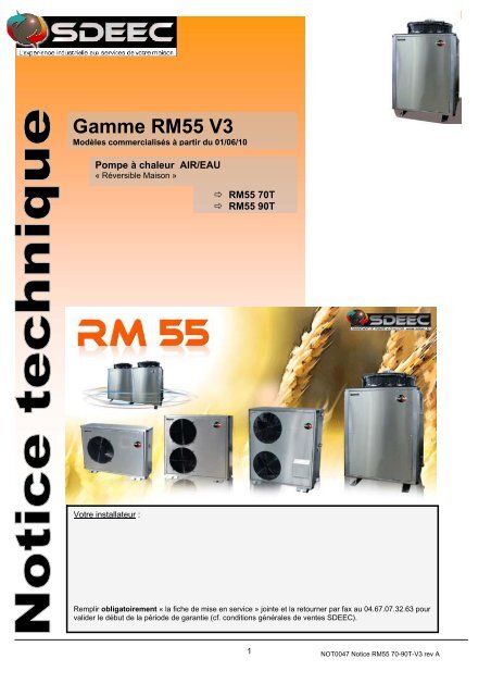 Gamme RM55 V3 - Sdeec