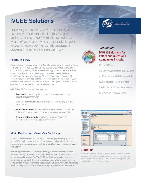 Electronic Check Conversion