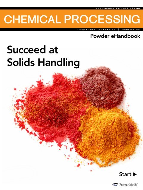 Succeed at Solids Handling - Chemical Processing