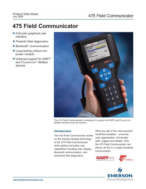 475 Field Communicator - Emerson Process Management