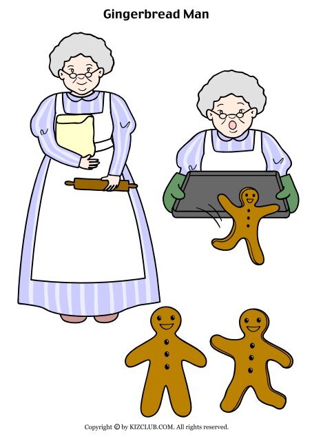 Gingerbread Man Old Woman The Gingerbread Man, An Old, Old Story