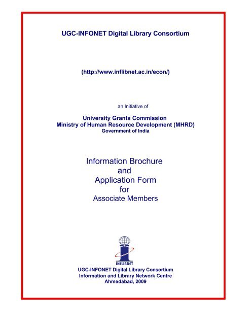 Indian National Digital Library - INFLIBNET Centre