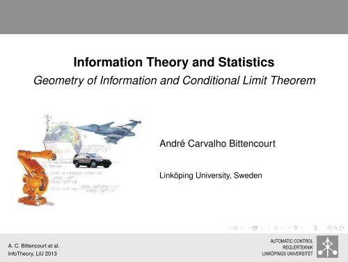 Geometry Of Information And Conditional Limit Theorem Linköping