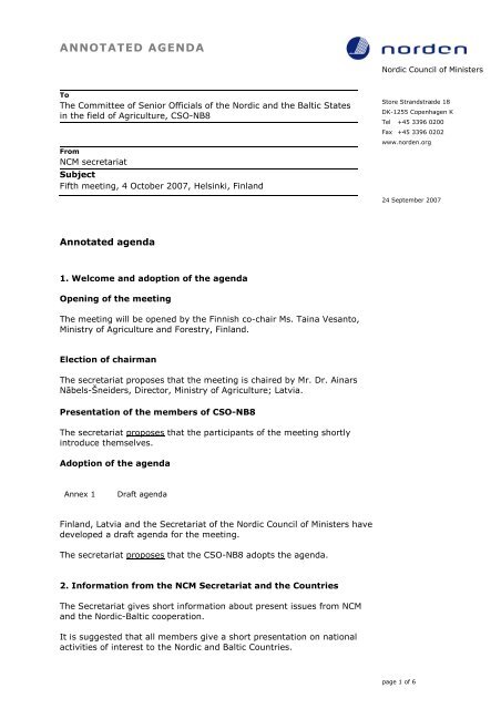 ANNOTATED AGENDA - bioenergybaltic