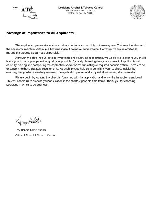 Class AR - ATC - Louisiana