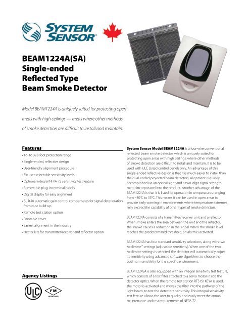 System Sensor Beam Detector Tester - The Best Picture Of Beam